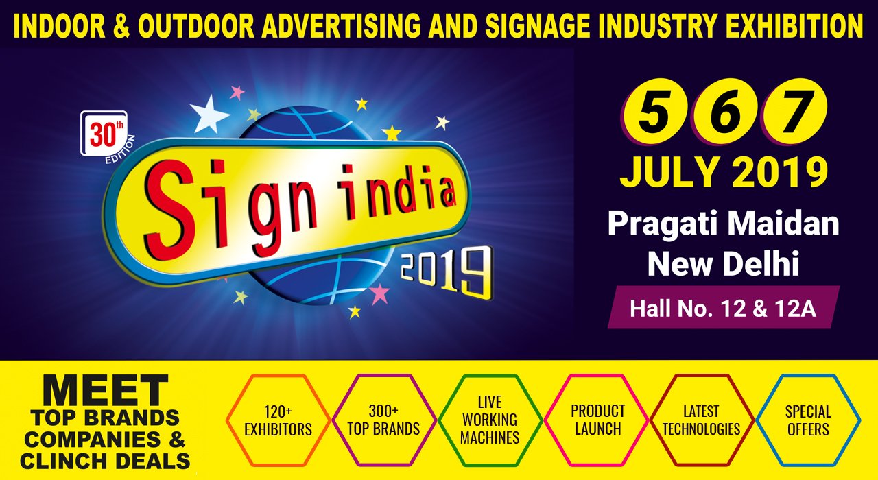 All geared up for New Delhi edition of Sign India 2019 - SignNews