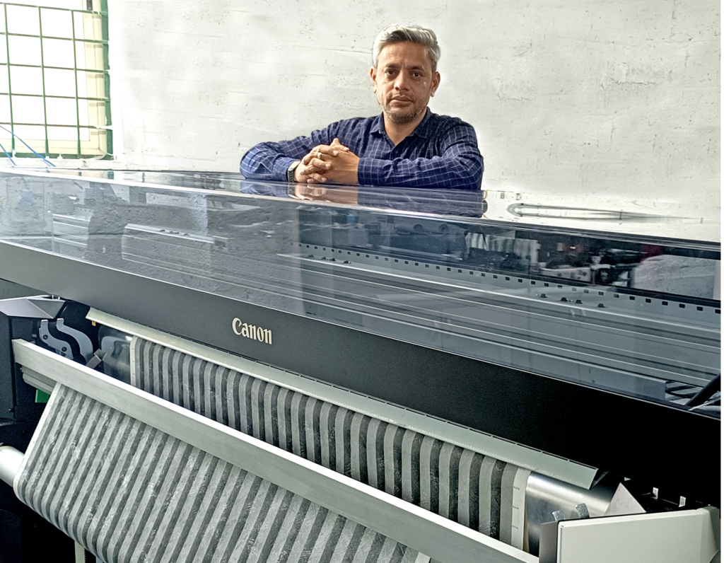 Arrow Digital installs Canon Colorado 1650 at Wallqueen Interiors ...