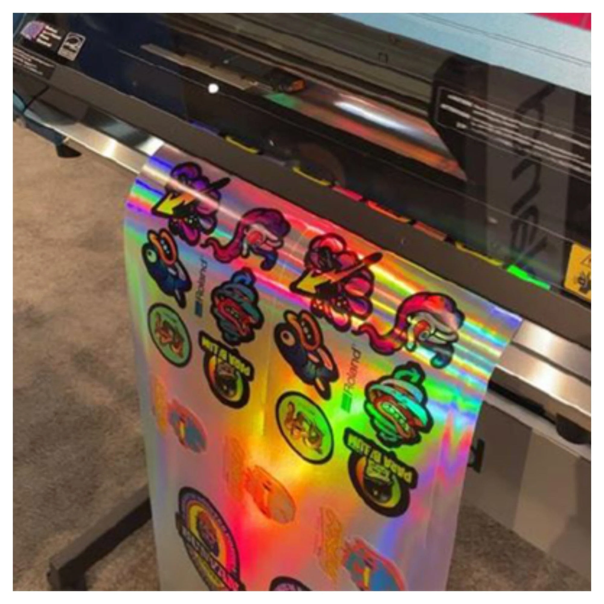 ROLAND Holographic Prism Film ideal for indoor & short-term outdoor ...