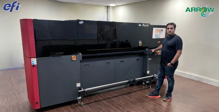 Arrow Digital installs its first EFI Pro 16h printer at Mehta Graphics ...